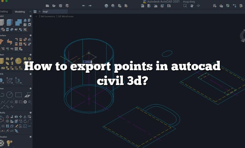How to export points in autocad civil 3d? - CADdikt