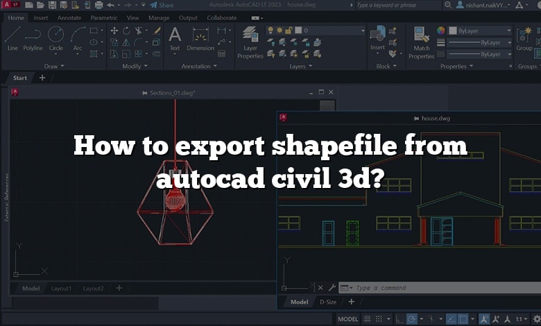 How to export shapefile from autocad civil 3d? - CADdikt