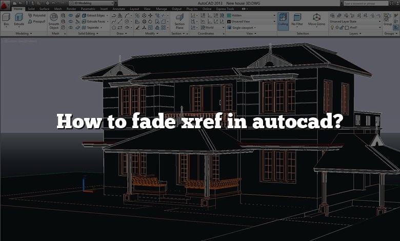 How to fade xref in autocad? - CADdikt