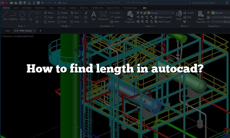 How to find length in autocad? - CADdikt