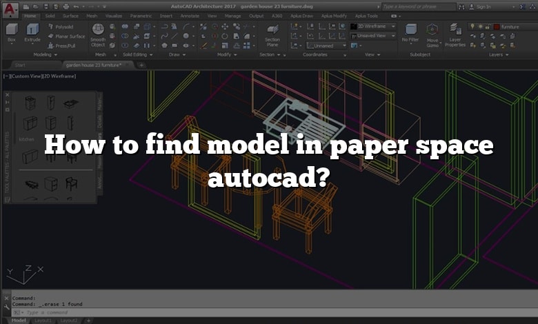 How to find model in paper space autocad? - CADdikt