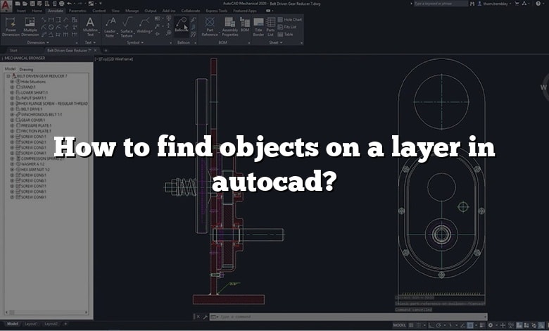 How To Find Objects On A Layer In Autocad Caddikt