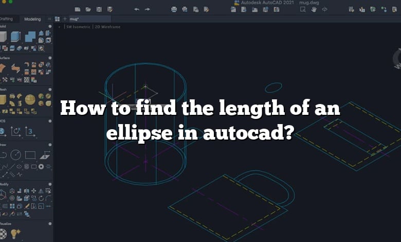 How to find the length of an ellipse in autocad? - CADdikt