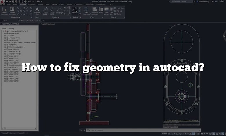 How to fix geometry in autocad? - CADdikt