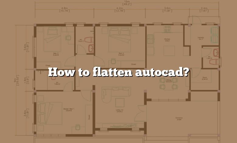 How to flatten autocad? - CADdikt