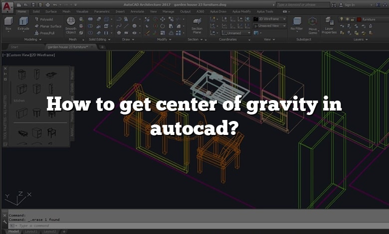 How to get center of gravity in autocad? - CADdikt