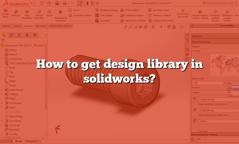 How to get design library in solidworks? - CADdikt