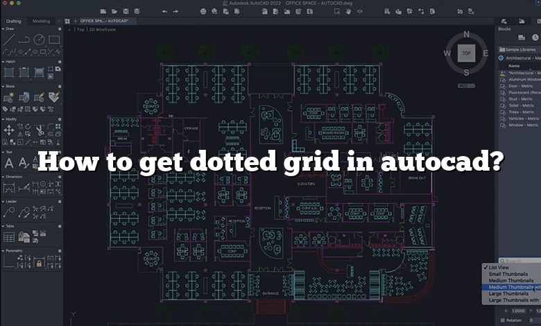 How to get dotted grid in autocad? - CADdikt