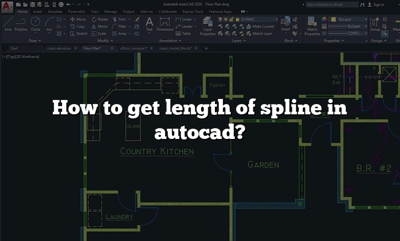 How to get length of spline in autocad? - CADdikt