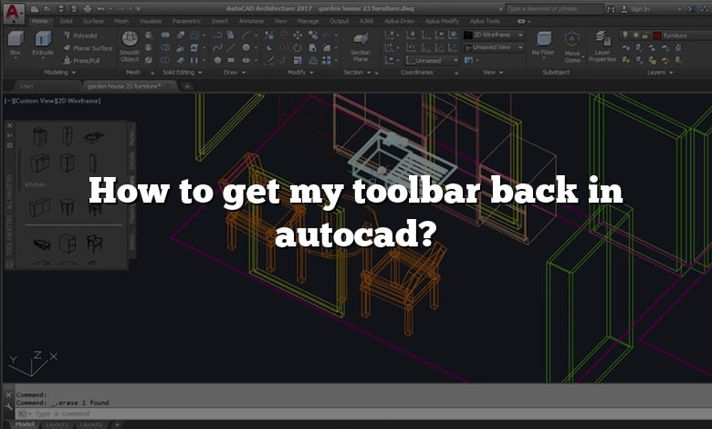 How To Get My Toolbar Back In Autocad Caddikt