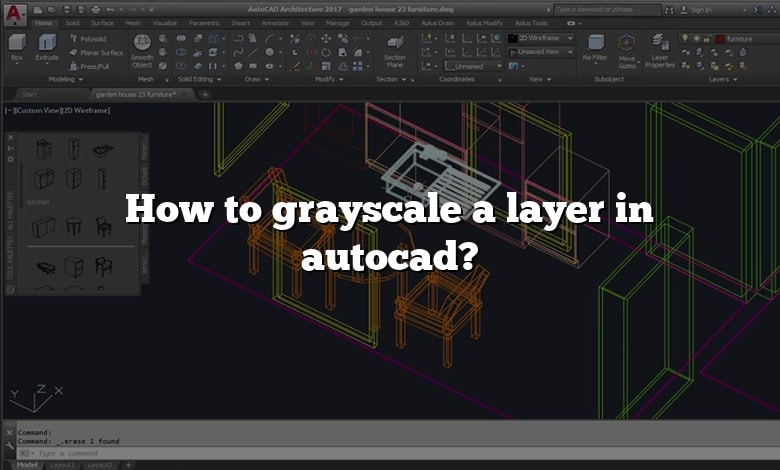 How to grayscale a layer in autocad? - CADdikt