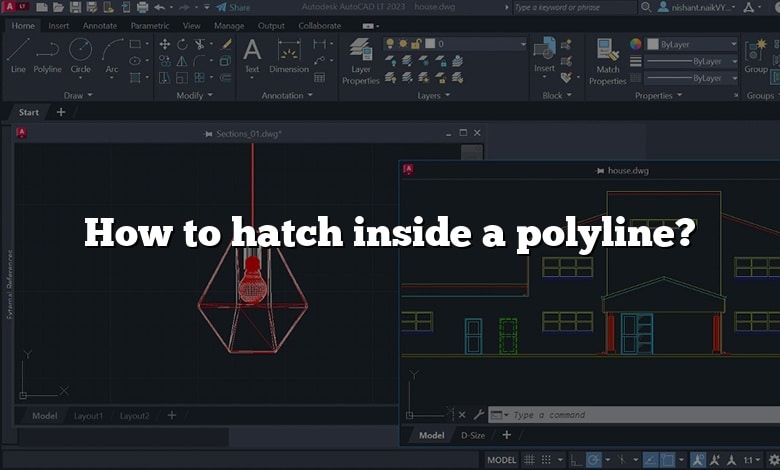 How to hatch inside a polyline? - CADdikt