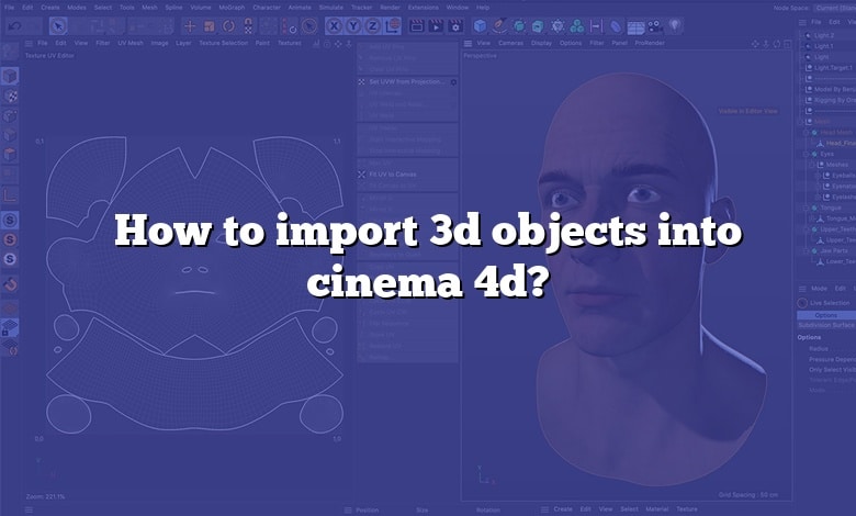 How to import 3d objects into cinema 4d? - CADdikt