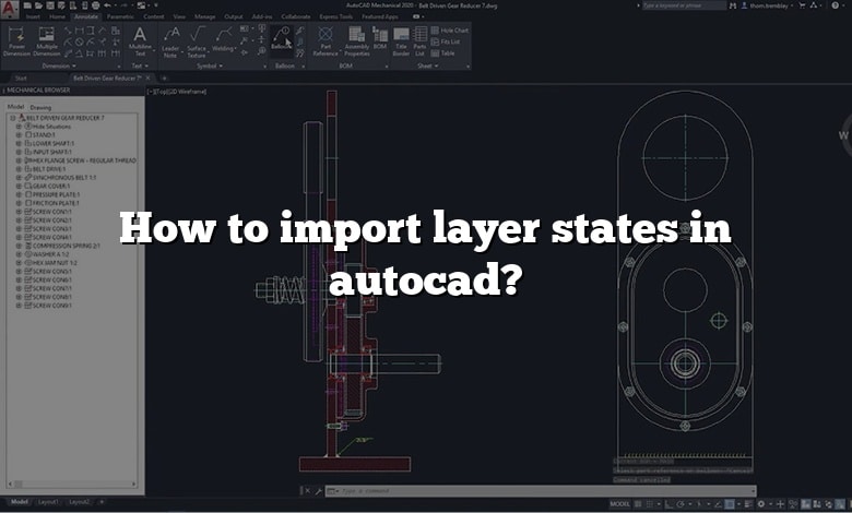 How to import layer states in autocad? - CADdikt