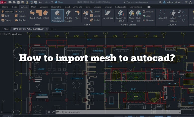 How to import mesh to autocad? - CADdikt