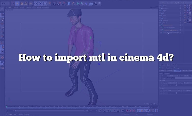 How to import mtl in cinema 4d? - CADdikt
