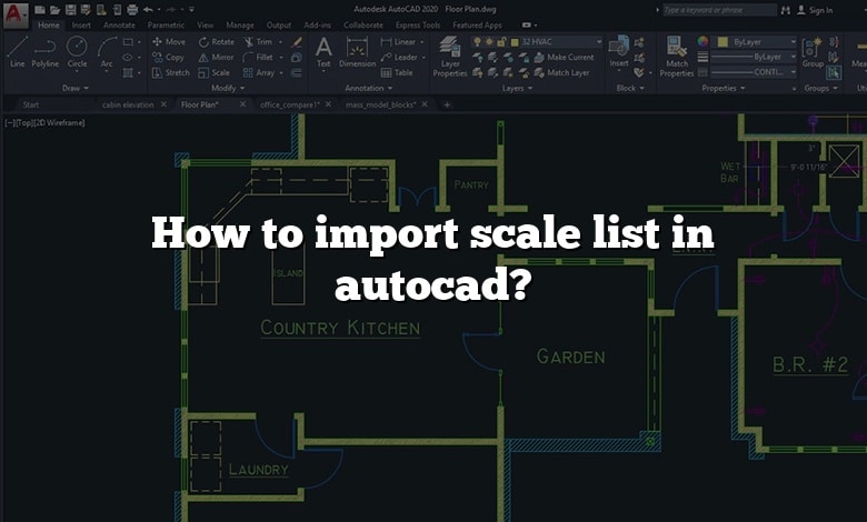 How to import scale list in autocad? - CADdikt