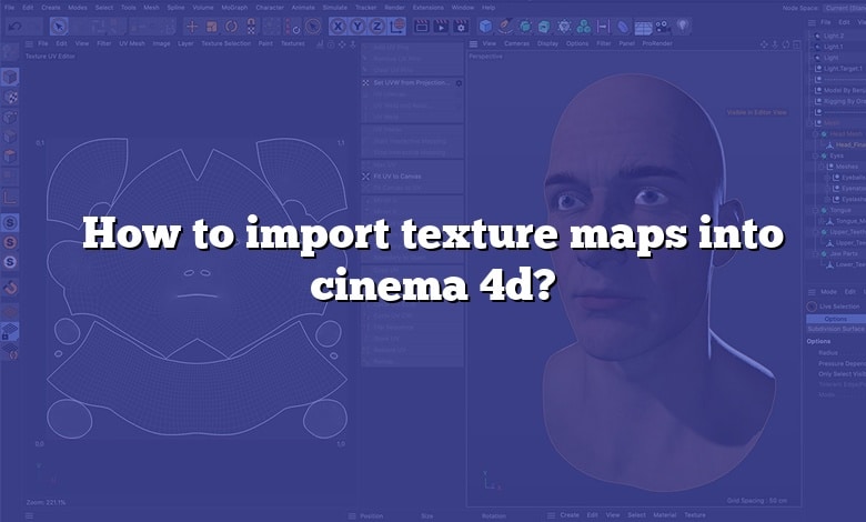 How to import texture maps into cinema 4d? - CADdikt