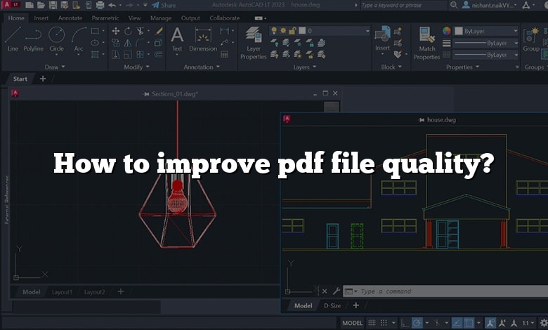 How to improve pdf file quality? - CADdikt