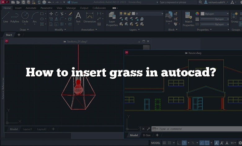 How to insert grass in autocad? - CADdikt