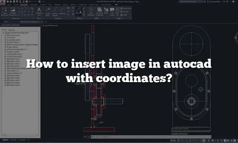 How To Insert Image In Autocad With Coordinates Caddikt 9149