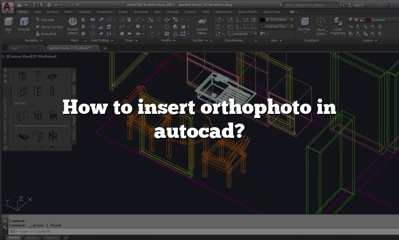 How to insert orthophoto in autocad? - CADdikt