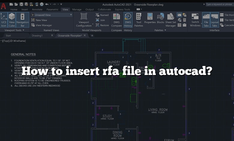 How to insert rfa file in autocad? - CADdikt