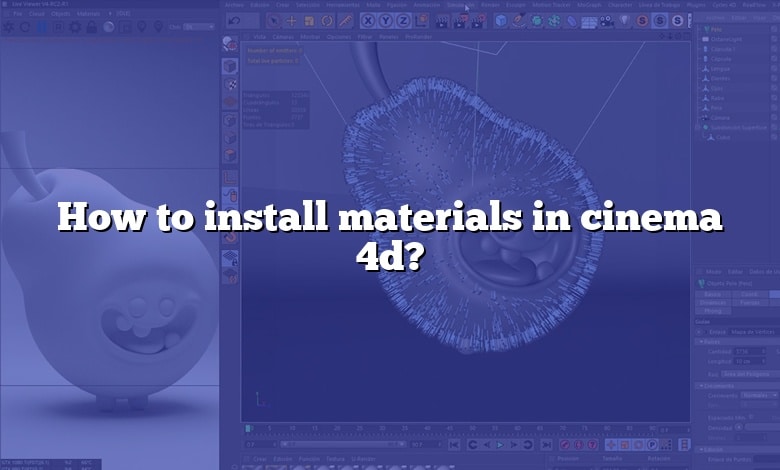 How to install materials in cinema 4d? - CADdikt