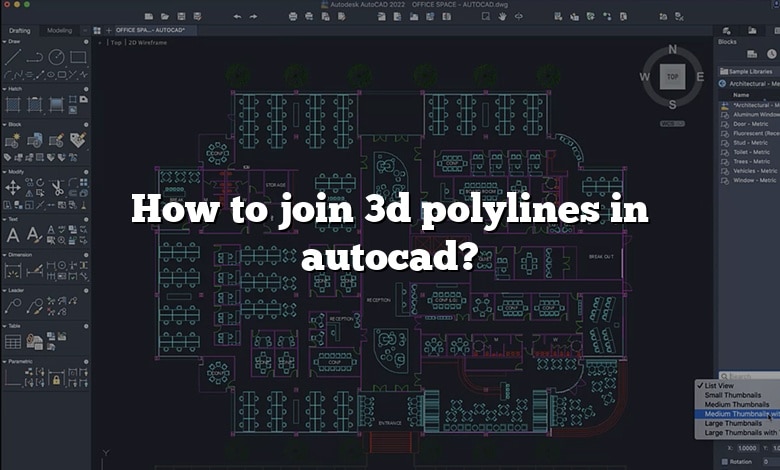 How to join 3d polylines in autocad? - CADdikt