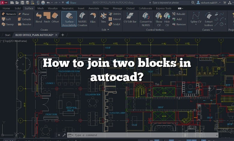 How to join two blocks in autocad? - CADdikt