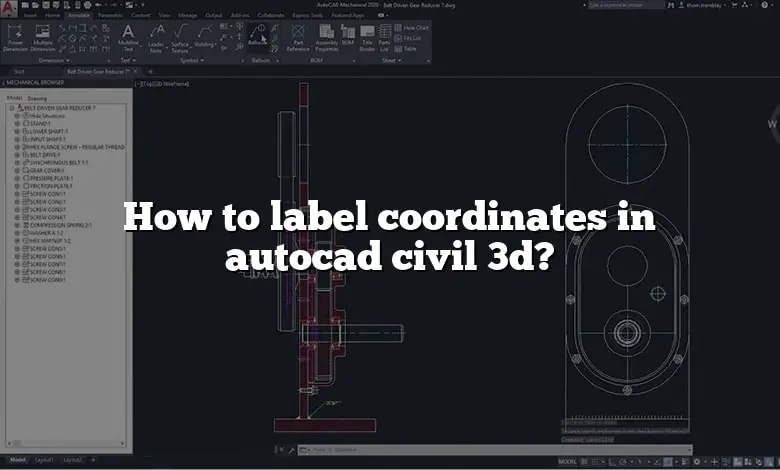 How To Label Coordinates In Autocad Civil 3d Caddikt