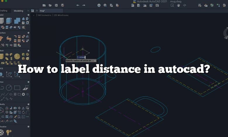 How to label distance in autocad? - CADdikt