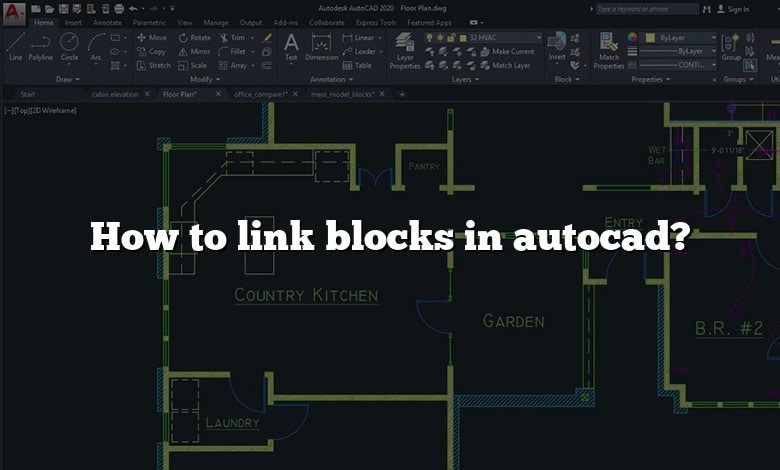 How to link blocks in autocad? - CADdikt