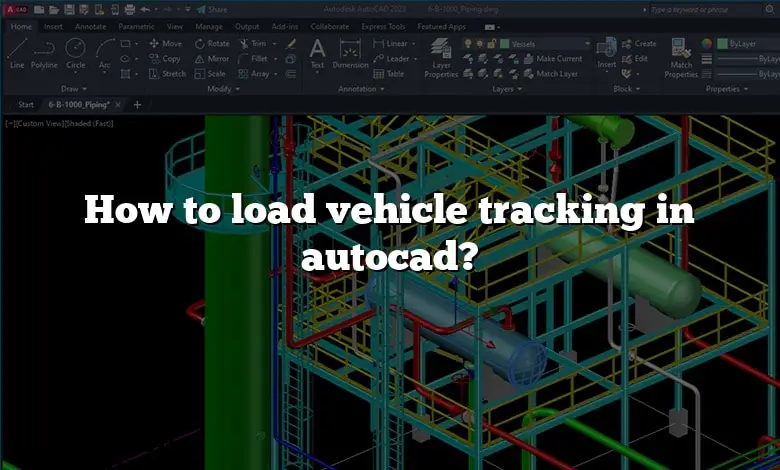 How to load vehicle tracking in autocad? - CADdikt