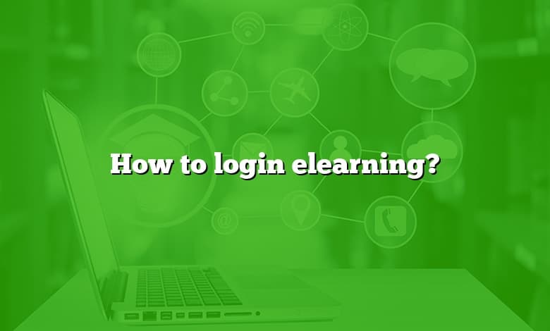 How to login elearning? - CADdikt