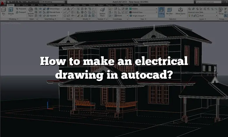 How to make an electrical drawing in autocad? - CADdikt