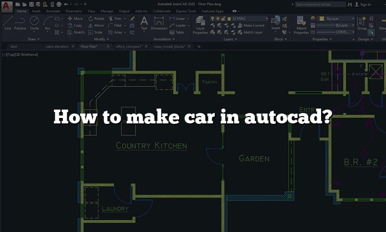 How to make car in autocad? - CADdikt