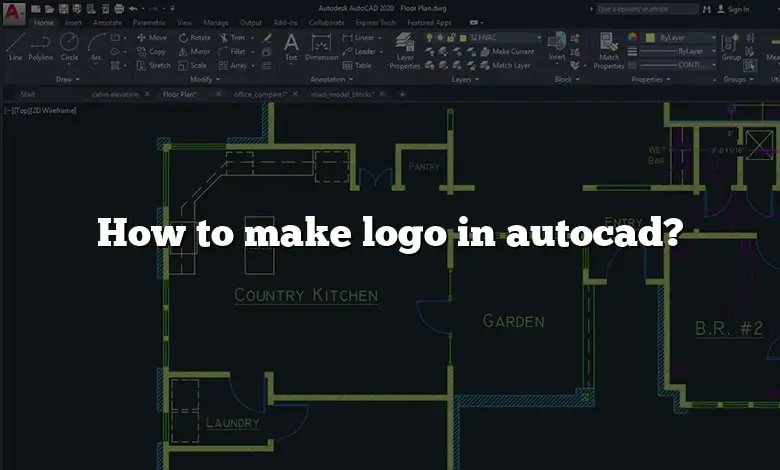 How to make logo in autocad? - CADdikt