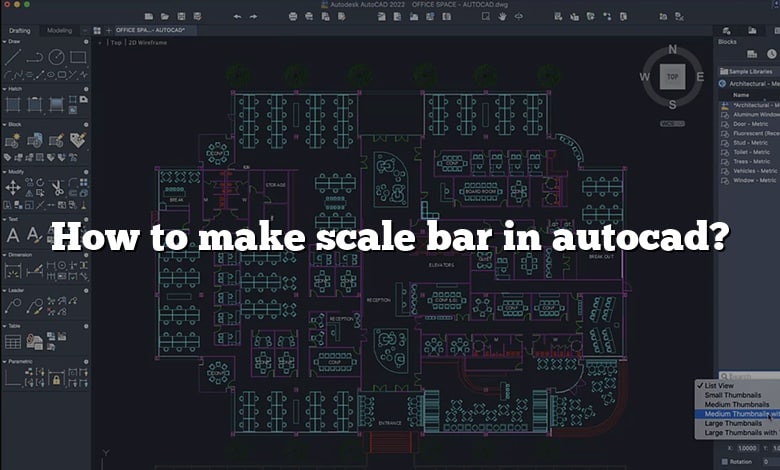 How to make scale bar in autocad? - CADdikt