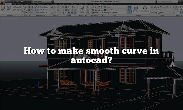 How to make smooth curve in autocad? - CADdikt