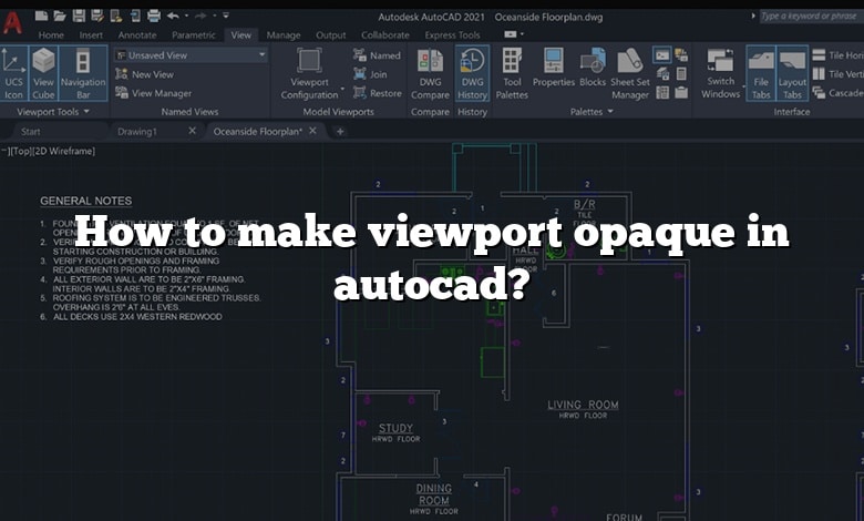 How to make viewport opaque in autocad? - CADdikt