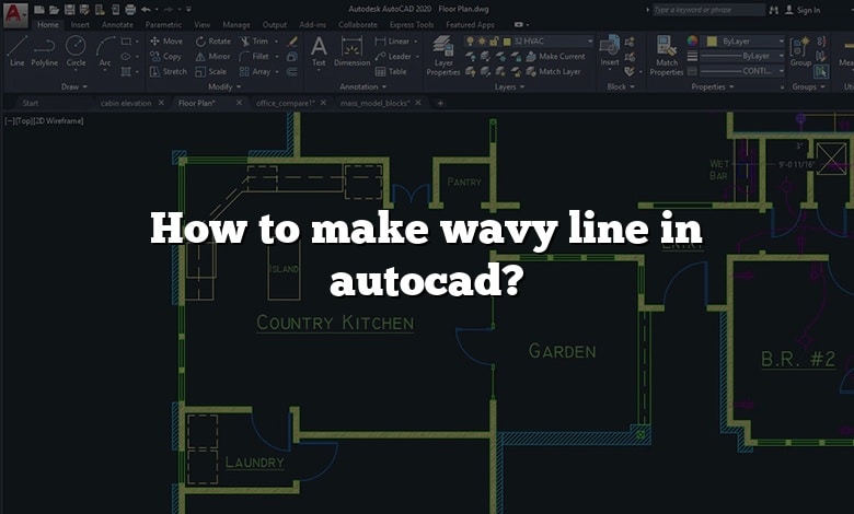 How to make wavy line in autocad? - CADdikt