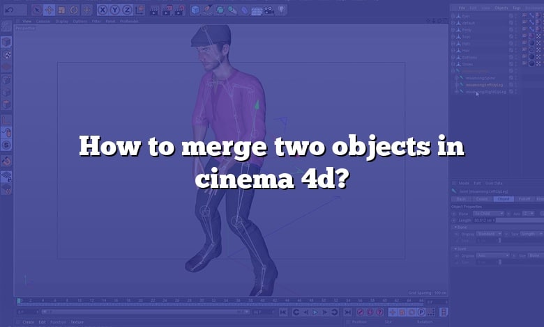 How to merge two objects in cinema 4d? - CADdikt