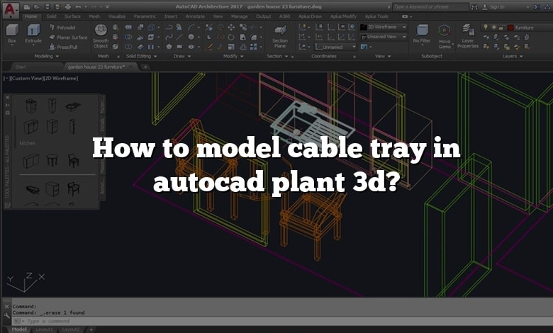 How to model cable tray in autocad plant 3d? - CADdikt