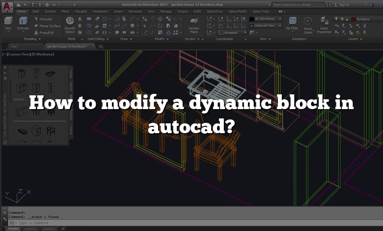 How to modify a dynamic block in autocad? - CADdikt