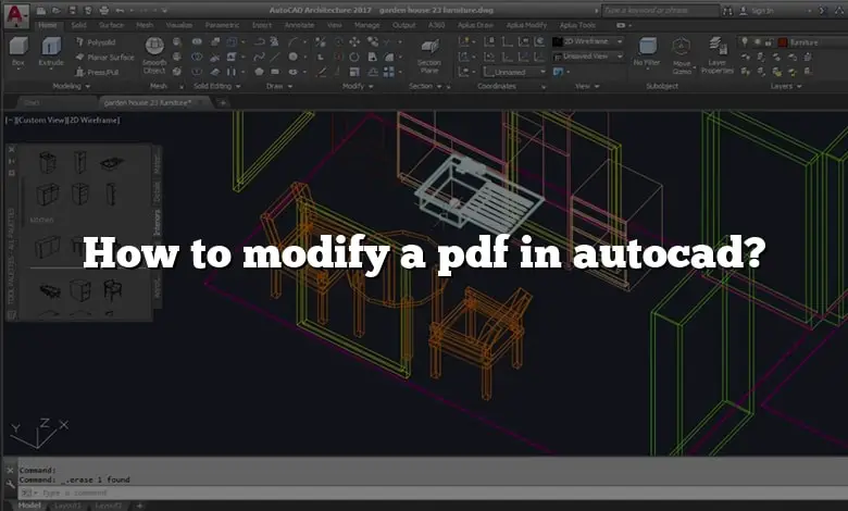 How to modify a pdf in autocad? - CADdikt