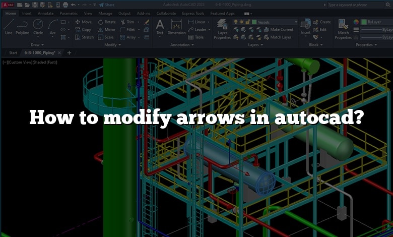 How to modify arrows in autocad? - CADdikt