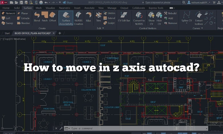 How to move in z axis autocad? - CADdikt