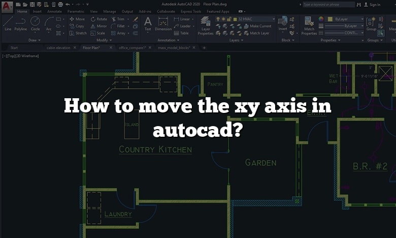 How to move the xy axis in autocad? - CADdikt