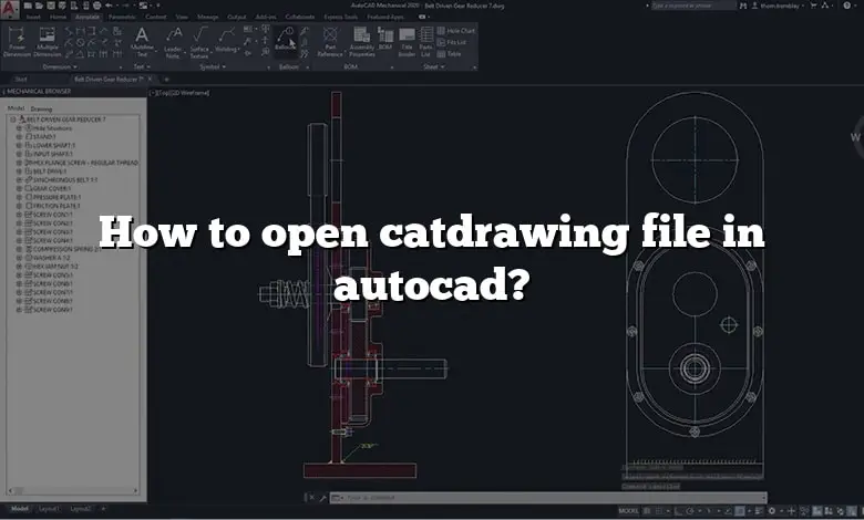 How to open catdrawing file in autocad? - CADdikt